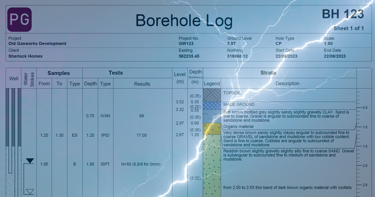 Pebble Geo - Down To Earth Borehole Log Software