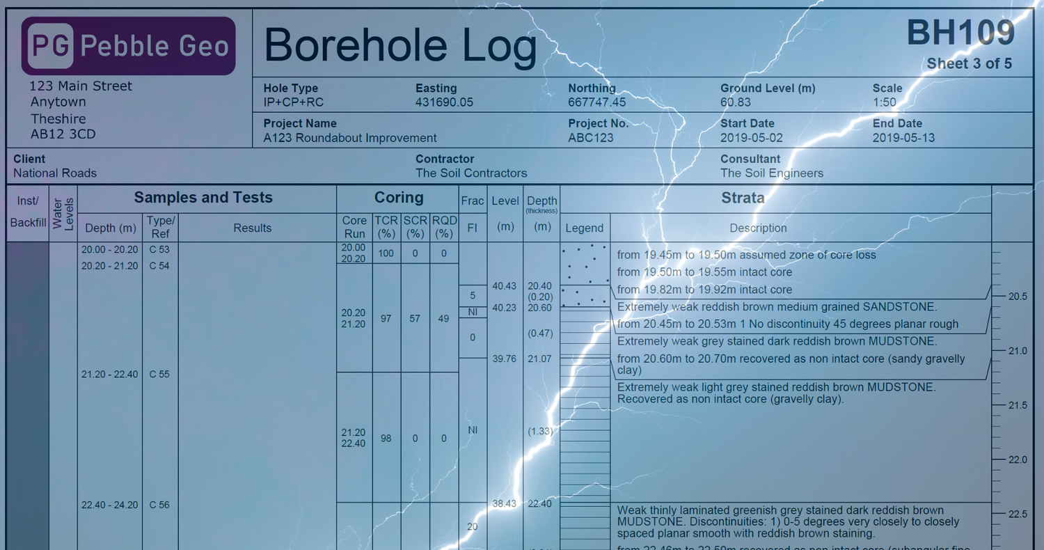 Pebble Geo - Powerfully Simple Borehole Log Software